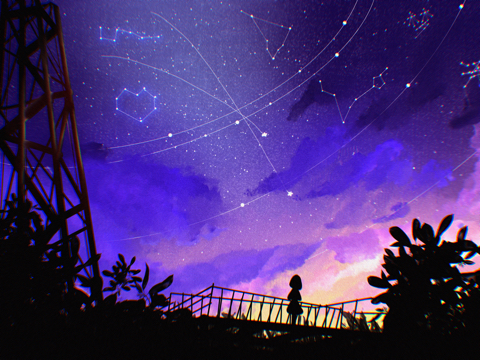 星空_白幽BY-站酷ZCOOL