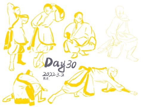 #速写60天挑战赛# @速写班长 day30 _乾黎-站酷ZCOOL