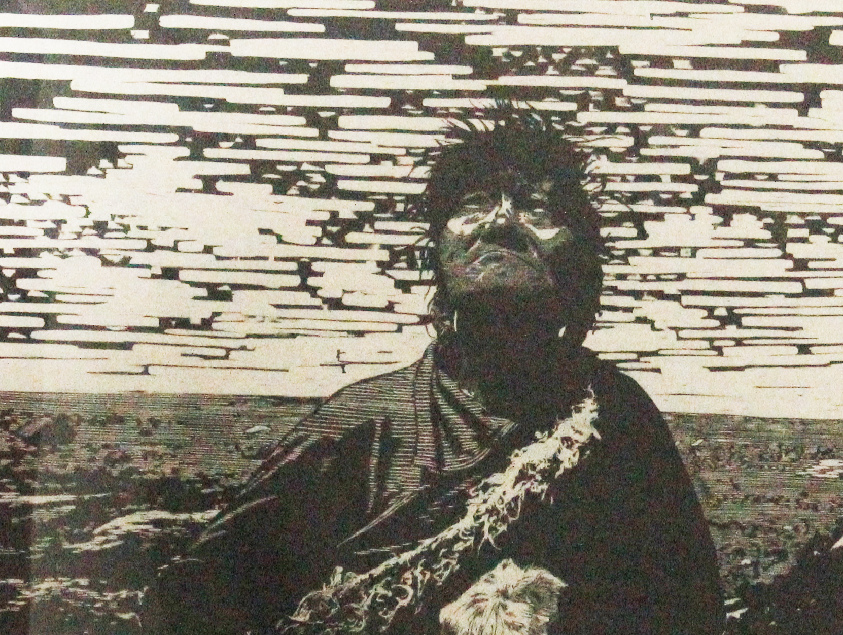 全程四天赶得黑白木刻_Blue_sky_-站酷ZCOOL