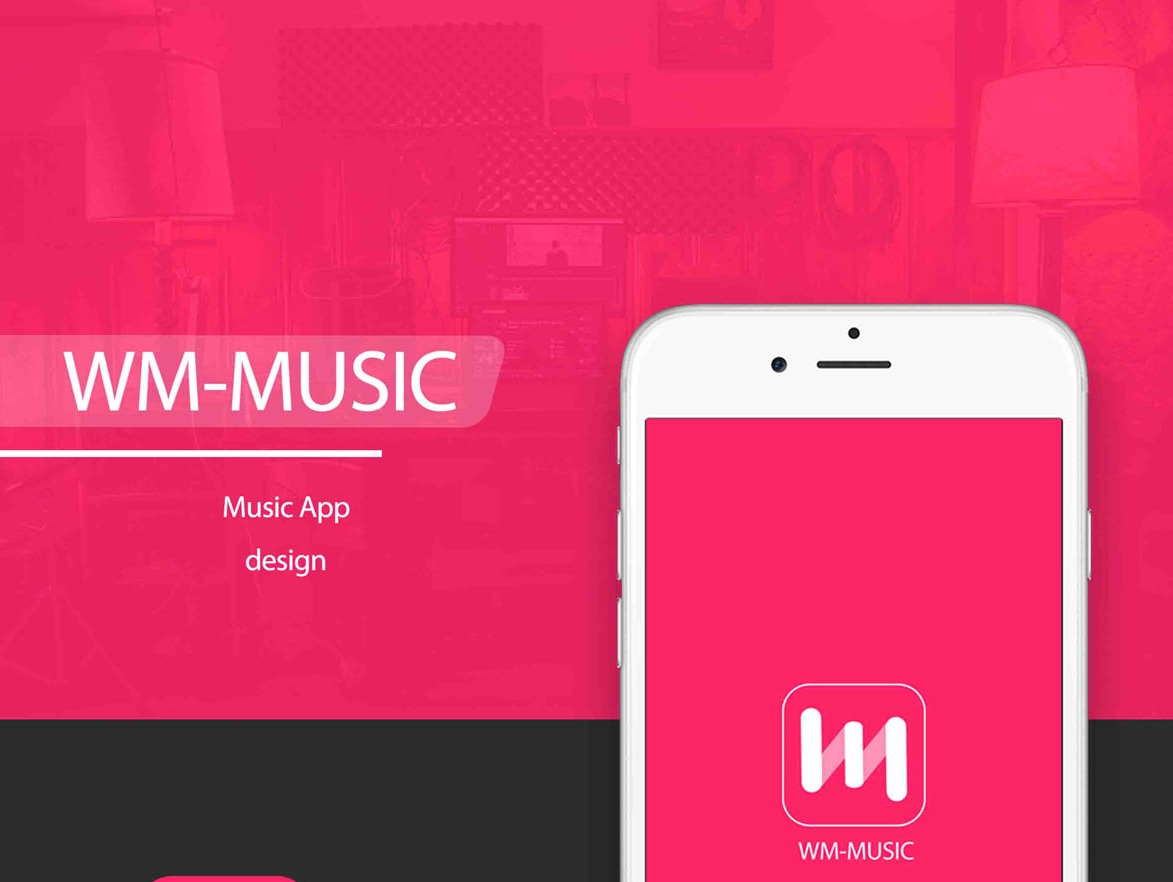WM Music (界面临摹作品)_JimmyMicLab-站酷ZCOOL