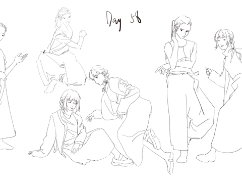 #速写60天挑战赛# @速写班长 day58_ZHIHEEE-站酷ZCOOL