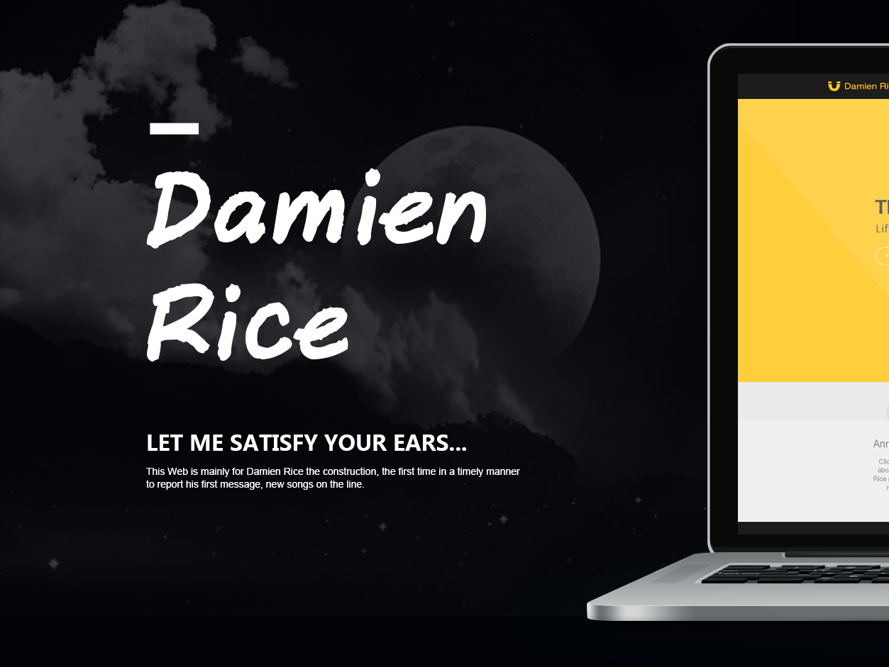 Damien Rice个人网站_kkwandou-站酷ZCOOL