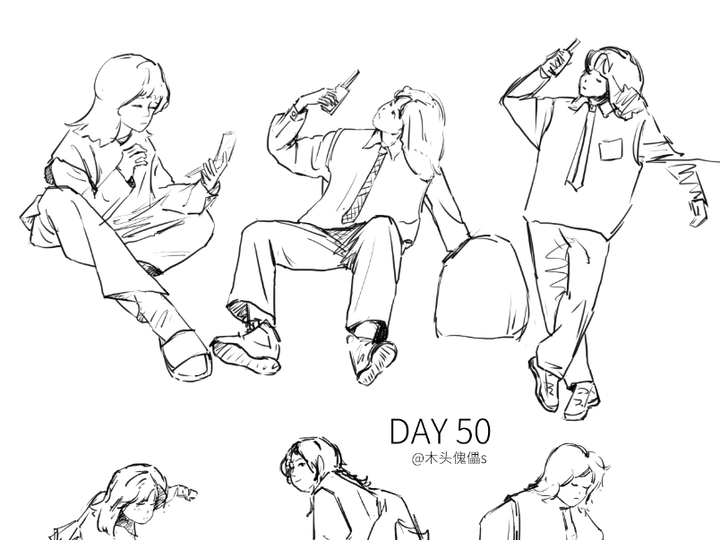 #速写60天挑战赛#Day50@速写班长_木头傀儡s-站酷ZCOOL