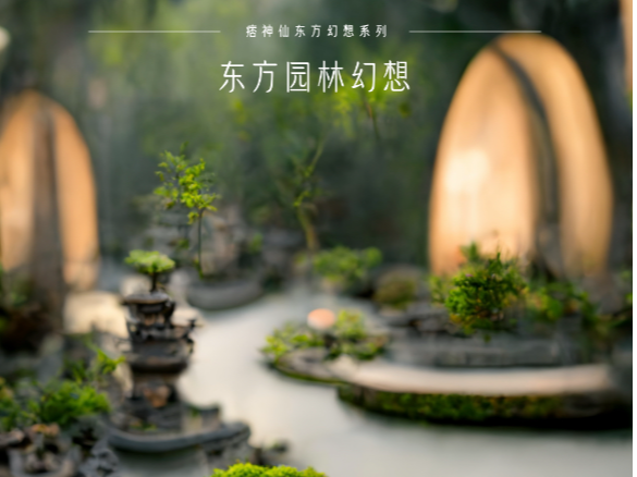 过雨园林绿渐浓《东方园林幻想》_痞神仙ImPi-站酷ZCOOL