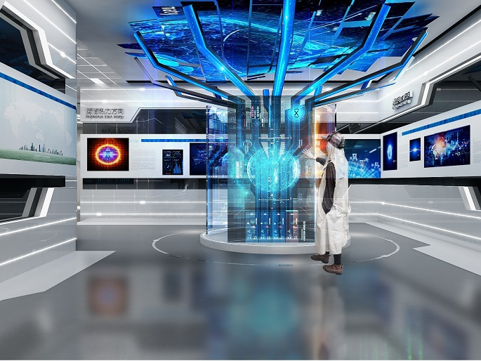 数字多媒体建设企业科技展厅所呈现的效果_振邦视界-站酷ZCOOL