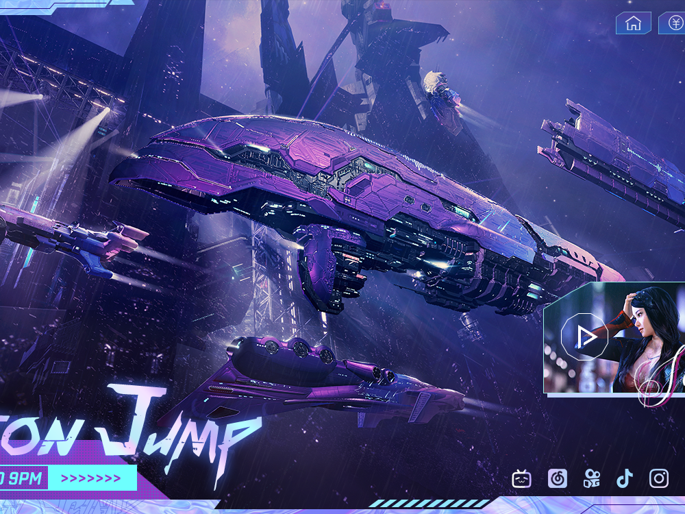 《Neon Jump》_大河弯弯-站酷ZCOOL