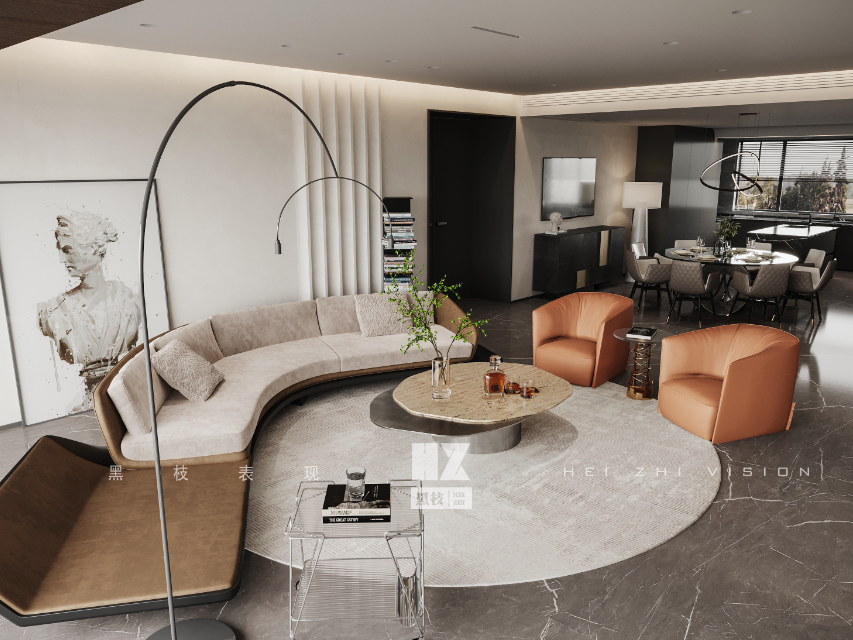 G9 别墅_黑枝表现-站酷ZCOOL