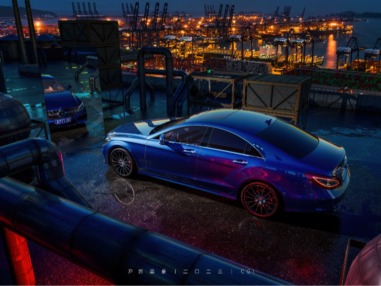 Benz CLS400 2016 丨 Full CGI_Yinzhejiahao-站酷ZCOOL