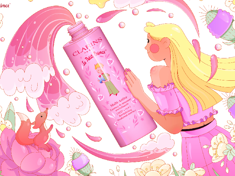 邂逅#粉嫩多巴胺少女# Pink Dream_小魔鸭-站酷ZCOOL