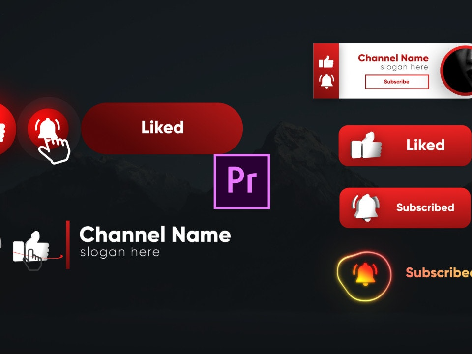 PR模板|简洁独特时尚订阅元素图标展示_猿文件网官方账号-站酷ZCOOL