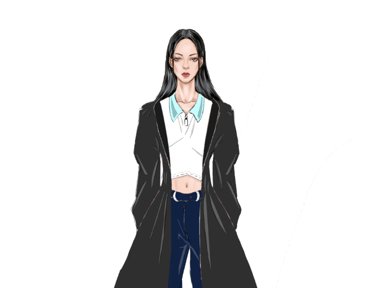 服装效果图_蕉钛狼-站酷ZCOOL