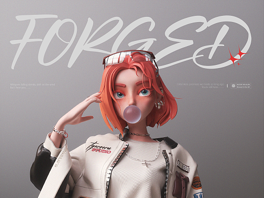 原创/三维风格化人物_AIoo-站酷ZCOOL