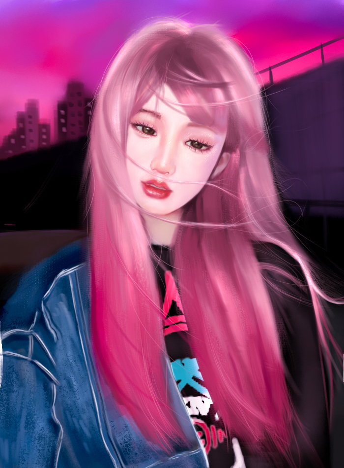 插画头像_曦凝-站酷ZCOOL