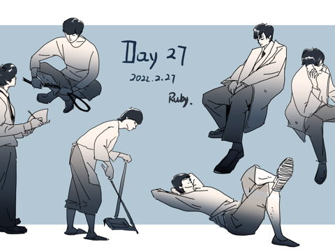 #速写60天挑战赛# day27_冰糖露比LRuby-站酷ZCOOL