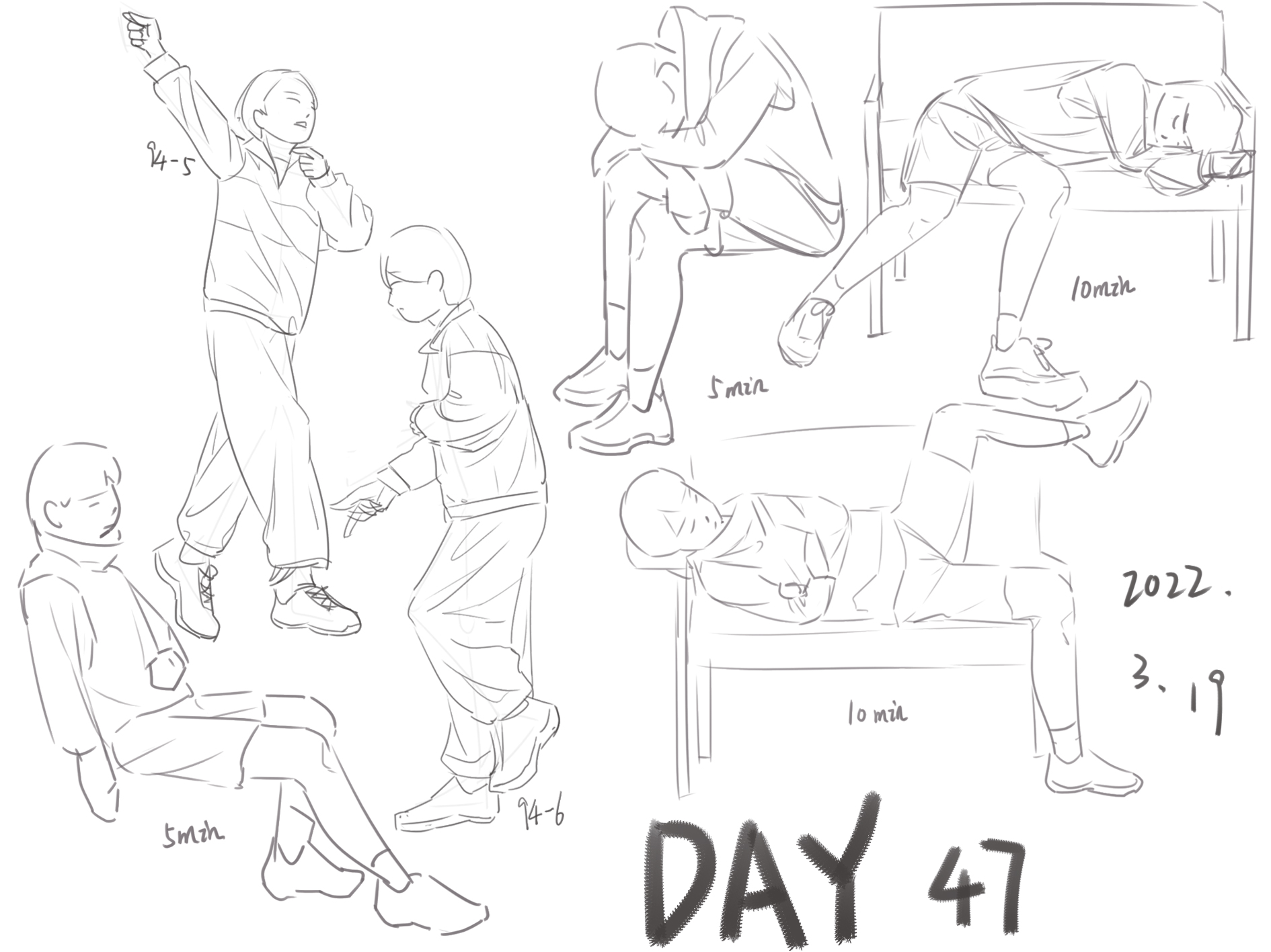 速写day47_sell兔-站酷ZCOOL