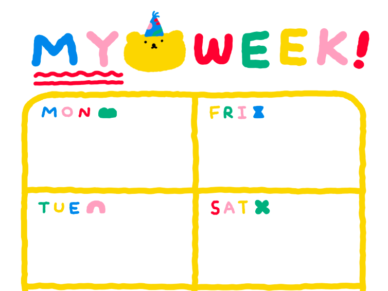 AvocadoFarm周计划表-my week！_AvocadoFarm-站酷ZCOOL
