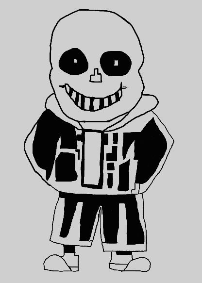 传说之下sans像素画_素材网站_图片免费下载-ZCOOL站酷