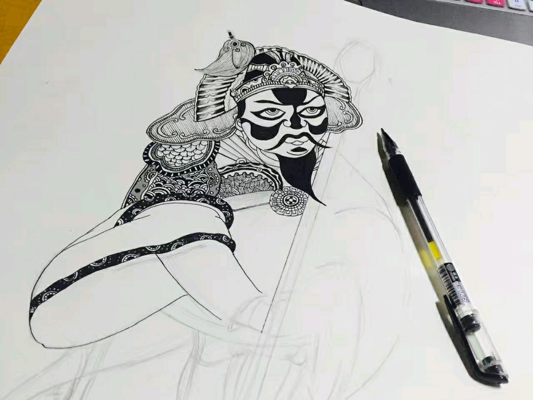 【郁垒神荼】 毕业设计装饰画_热忱呀-站酷ZCOOL