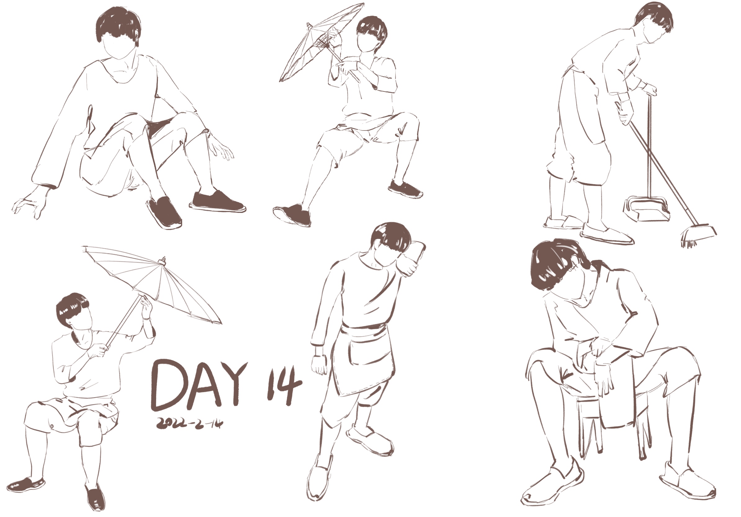 #速写60天挑战赛# day14@速写班长_海榆-站酷ZCOOL