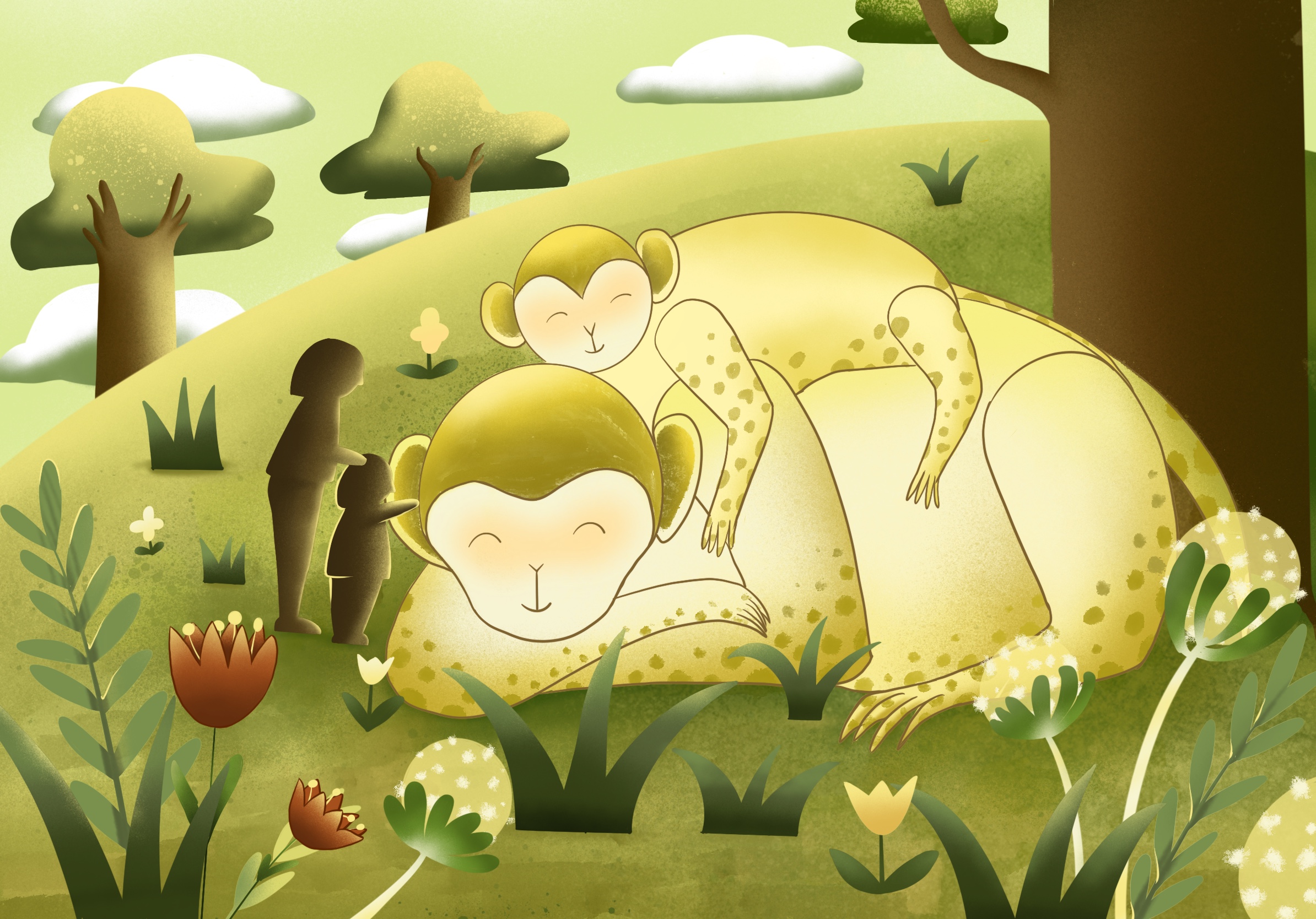 《母与子，我和这个世界》_FFFFiona-站酷ZCOOL