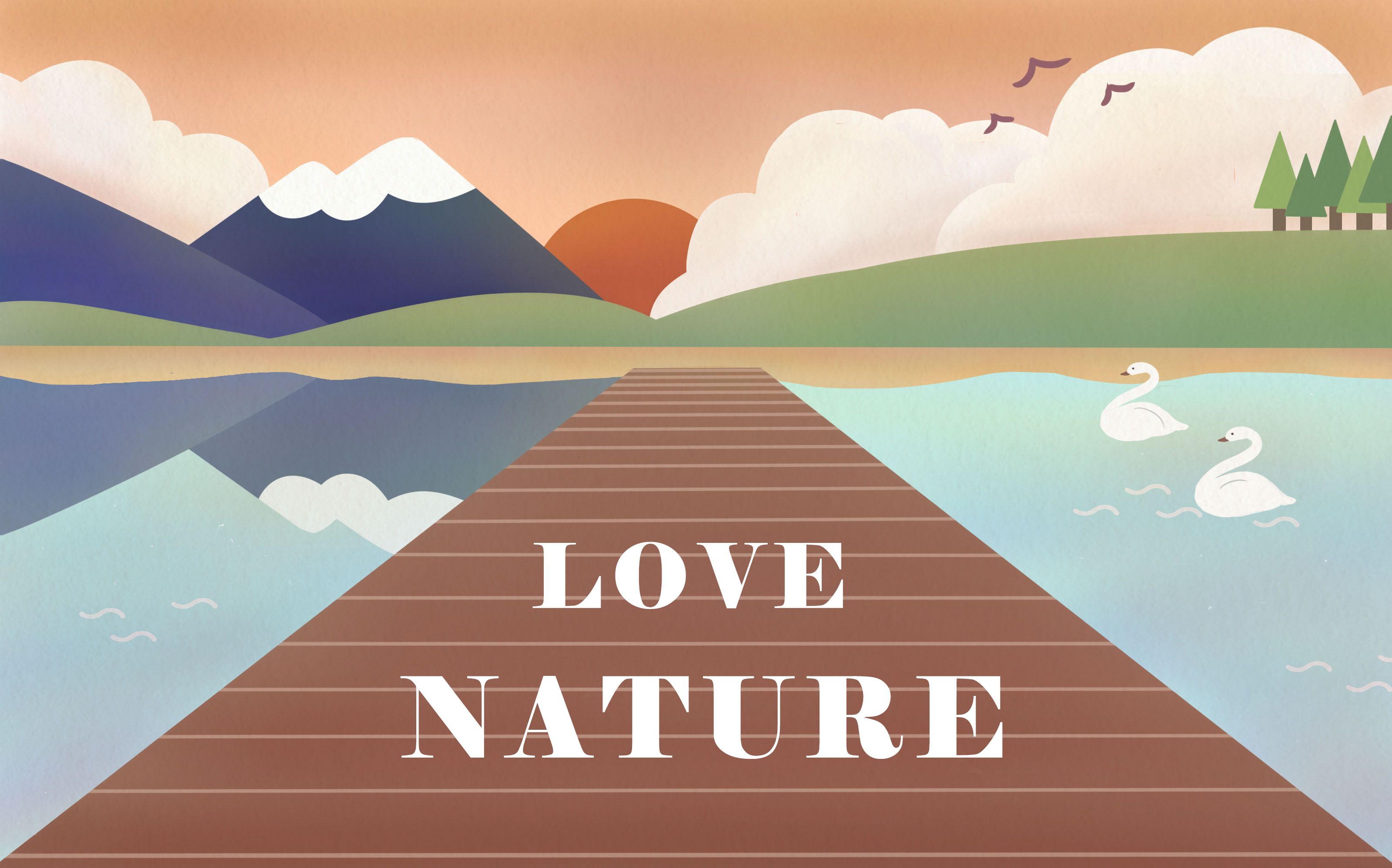 LOVE NATURE_柯粒Ryu-站酷ZCOOL