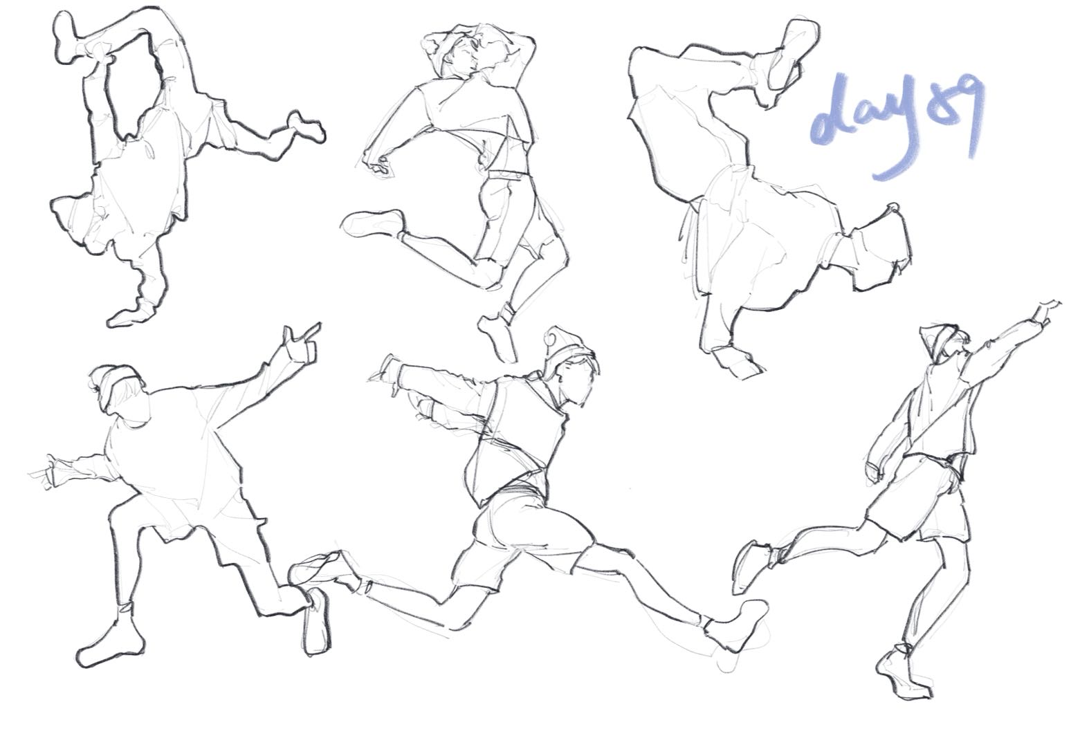 #速写60天挑战赛#@速写班长 day59 加油！ _银砸jyb-站酷ZCOOL