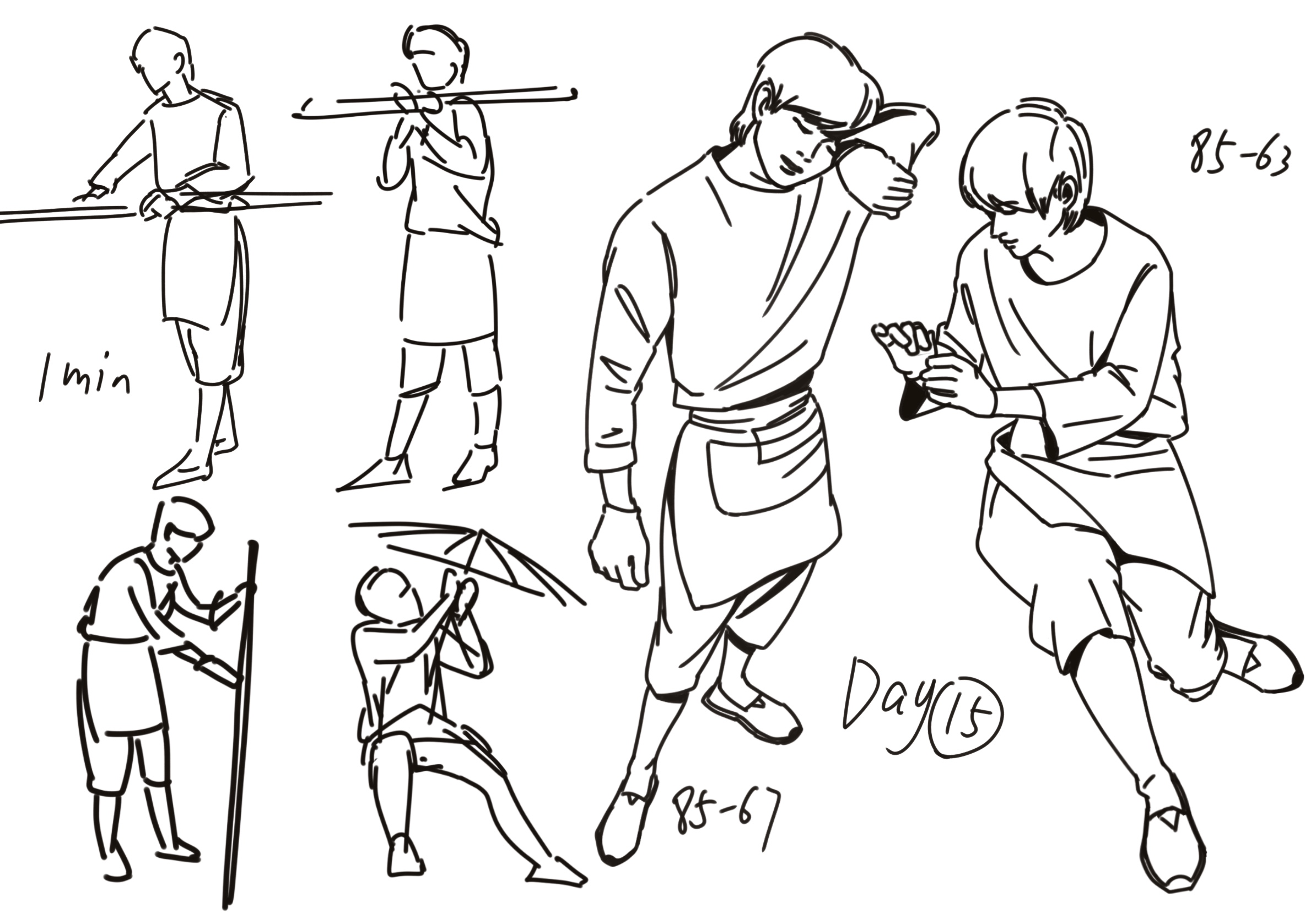 ＃速写60天挑战赛＃day15@速写班长_阿北北ouo-站酷ZCOOL