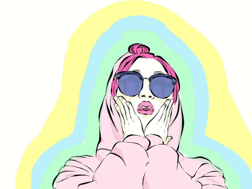 人像涂鸦_五夜-站酷ZCOOL