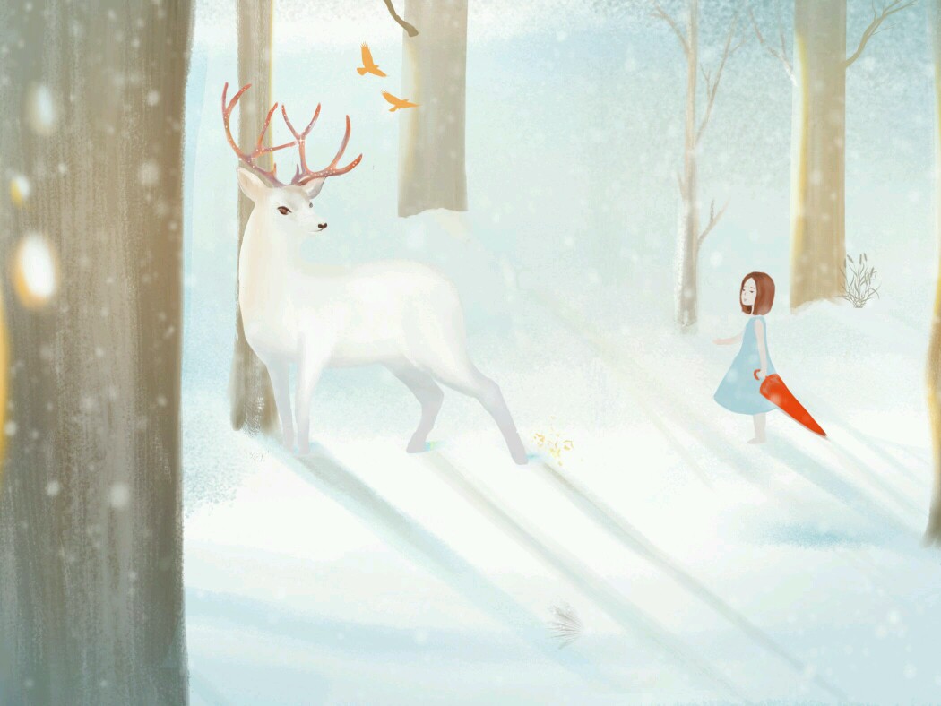 雪人和故事是你的，我只有一张床_四一44-站酷ZCOOL