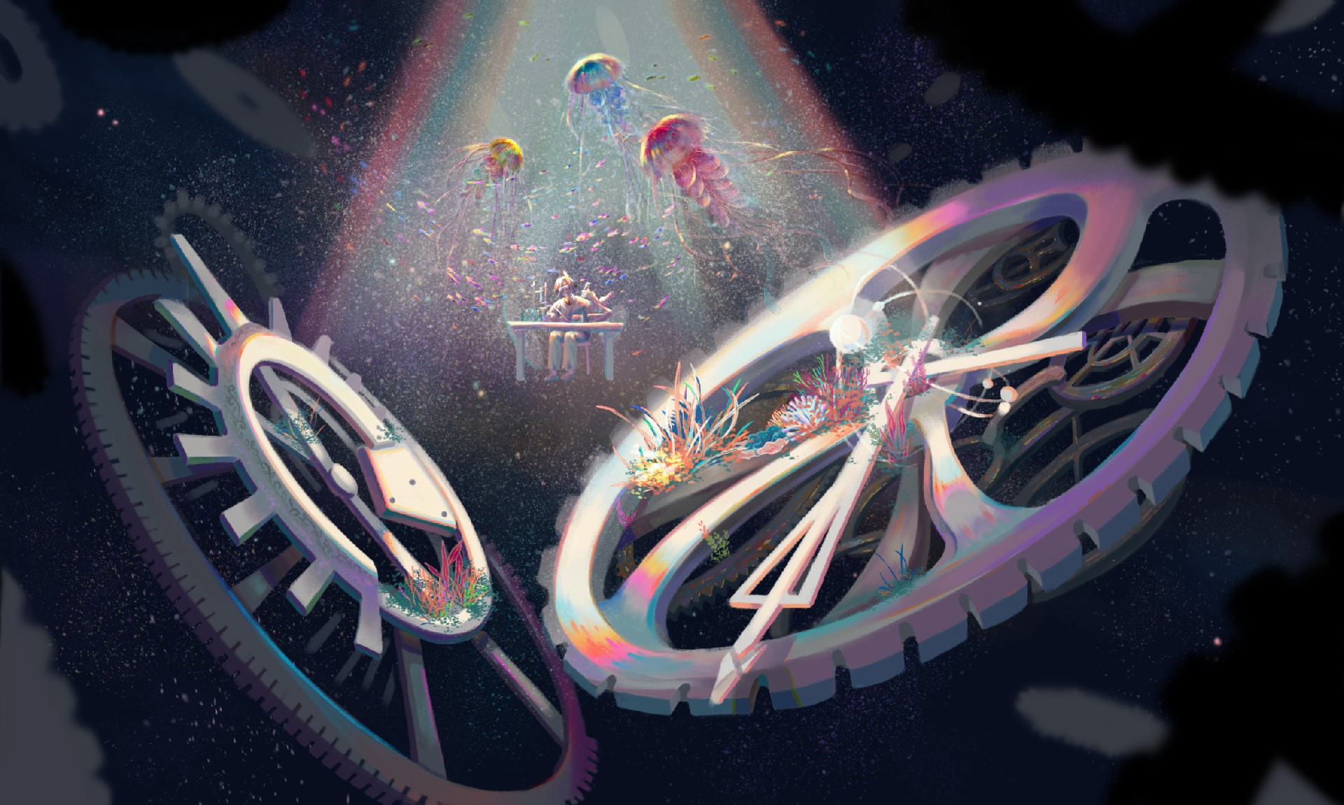 流动的时间与学习海洋_活捉一只云-站酷ZCOOL