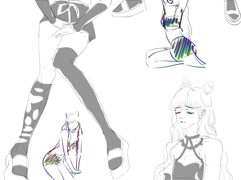 #速写60天挑战赛# day33@速写班长 _鹿麻-站酷ZCOOL