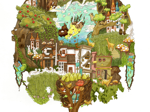 《向往》_熊xiong小五-站酷ZCOOL