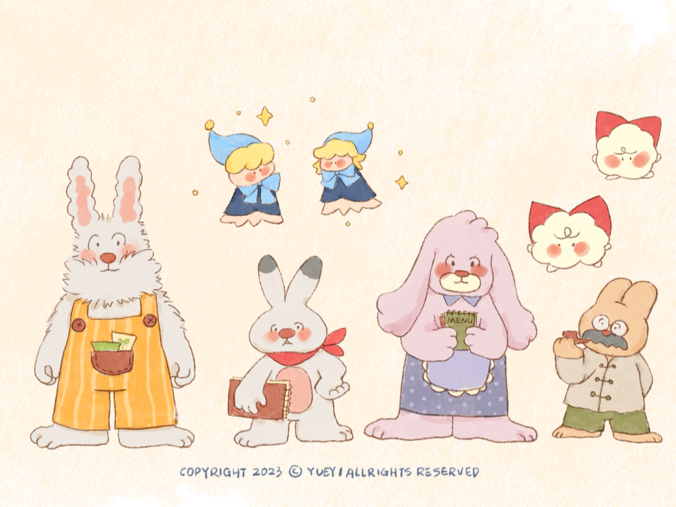 《月海镇》系列 | 原创插画_yueyi_-站酷ZCOOL