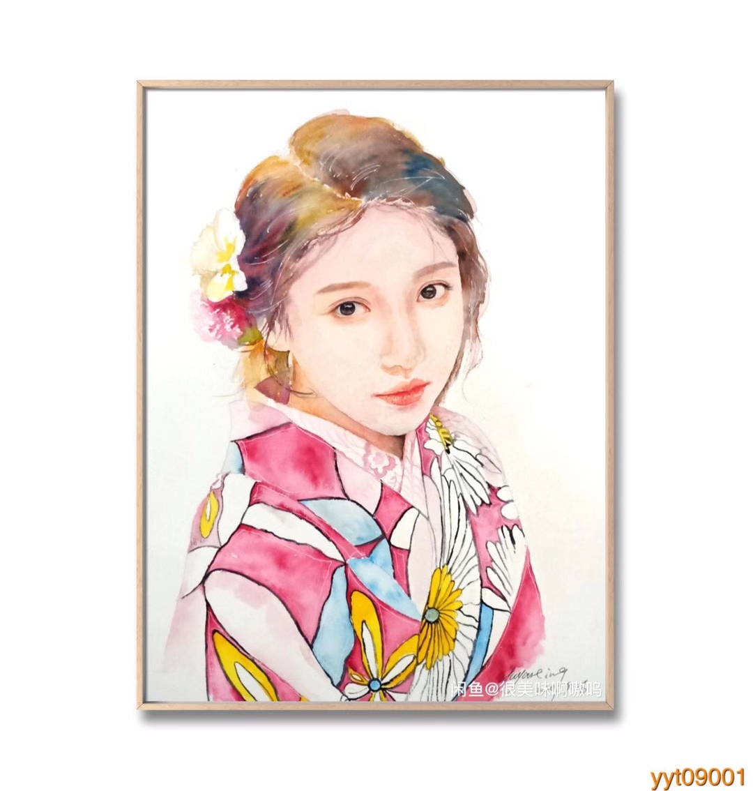 水彩姜贞羽_喻艳婷-站酷ZCOOL