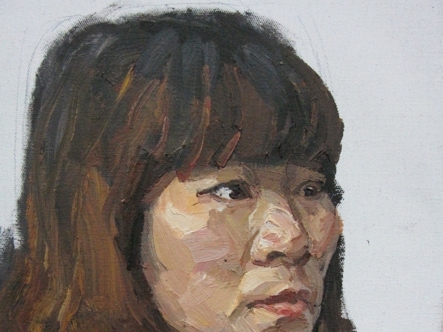 女青年写生_Iris_wangcc-站酷ZCOOL