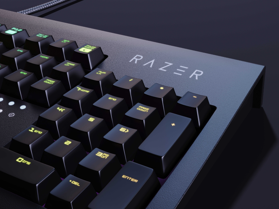 雷蛇键盘渲染_nbawxs-站酷ZCOOL