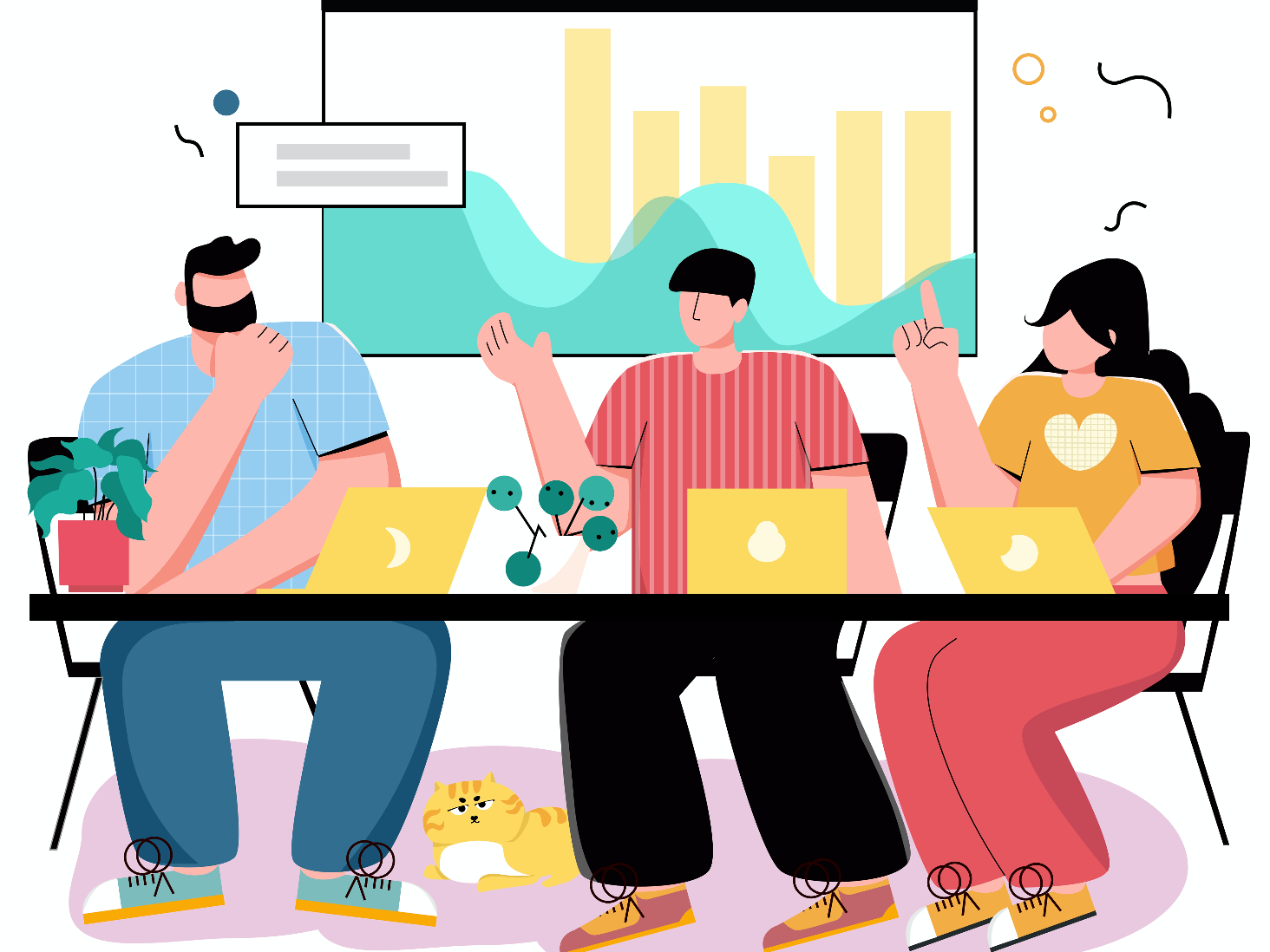 Day8互联网网页banner运营插画三-会议_锖兔兔-站酷ZCOOL