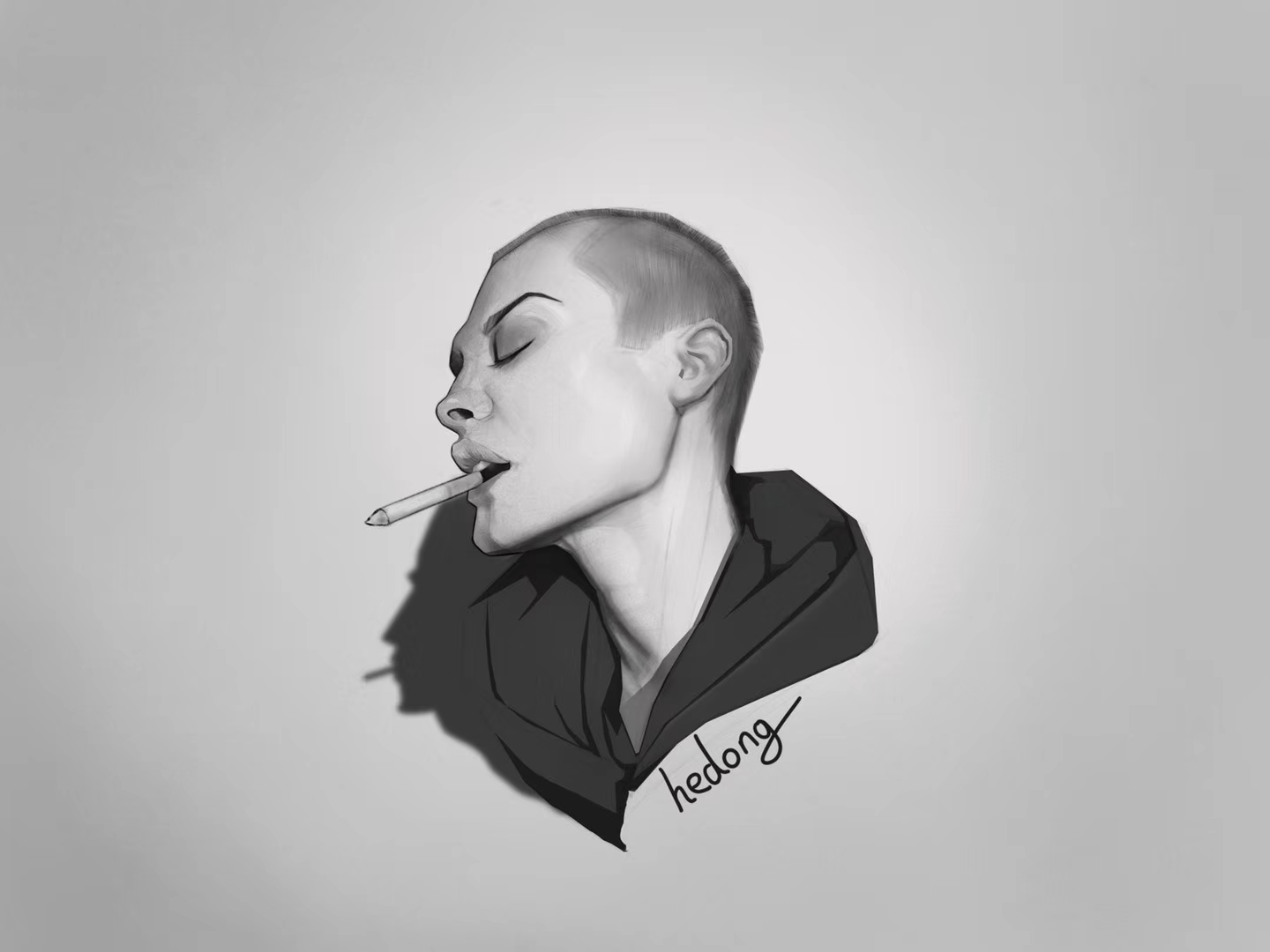 素描头像练习_人可可可可-站酷ZCOOL