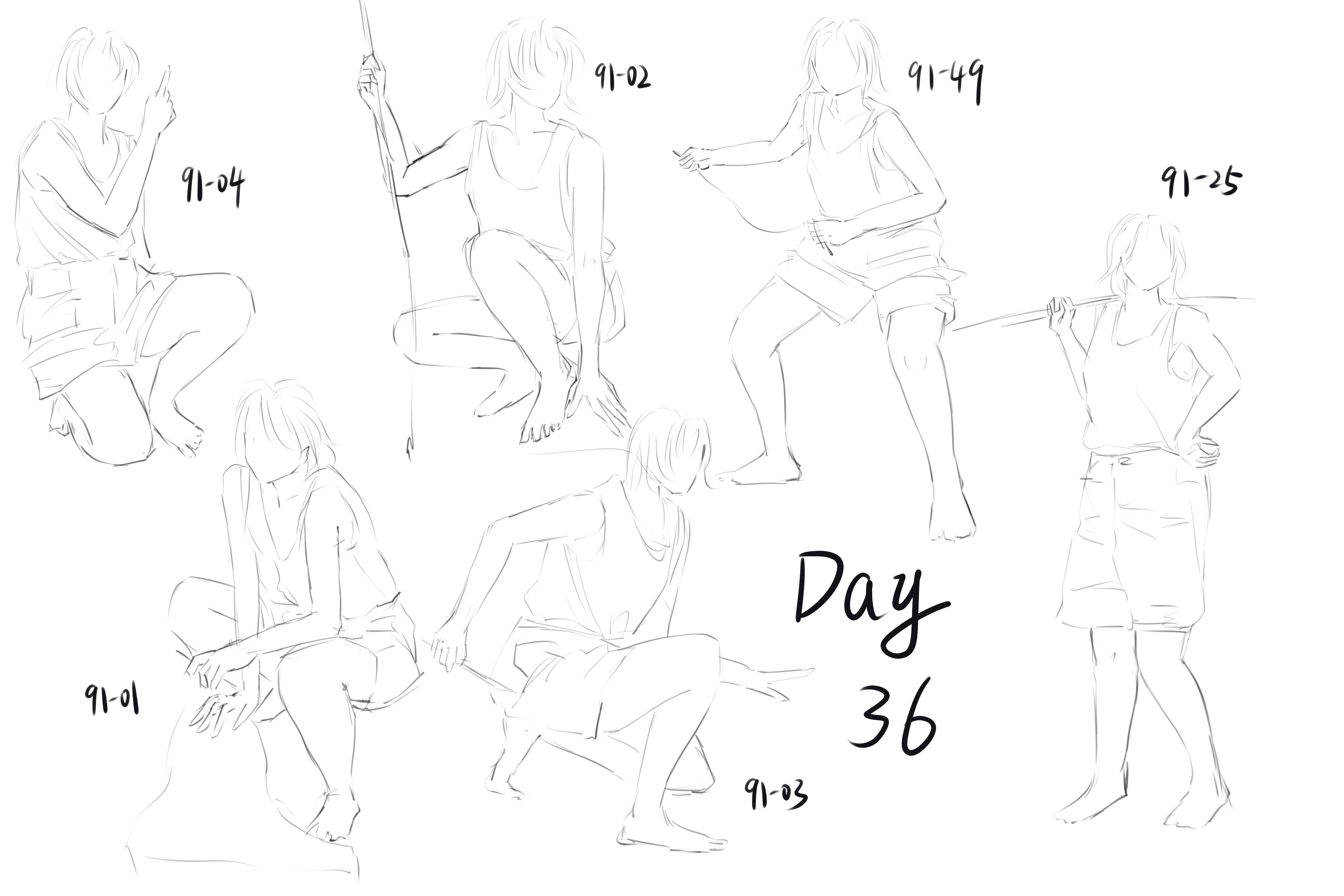 #速写60天挑战赛# day36@速写班长_Karolla-站酷ZCOOL