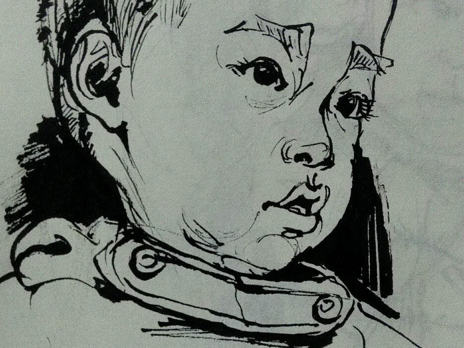 钢笔速写_大蔷321-站酷ZCOOL