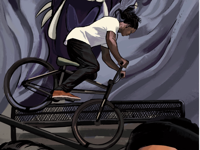 极限运动 小轮车_张征MP1949-站酷ZCOOL