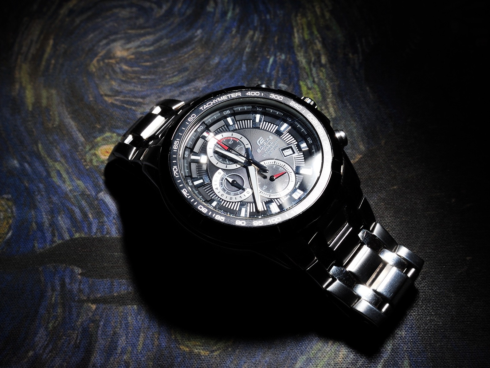 永诺560III单灯拍摄卡西欧EF系男表_rexknife-站酷ZCOOL