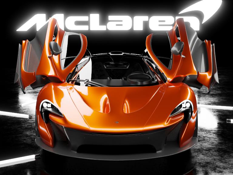 迈凯伦P1™ | Blender建模_RedroseMO-站酷ZCOOL