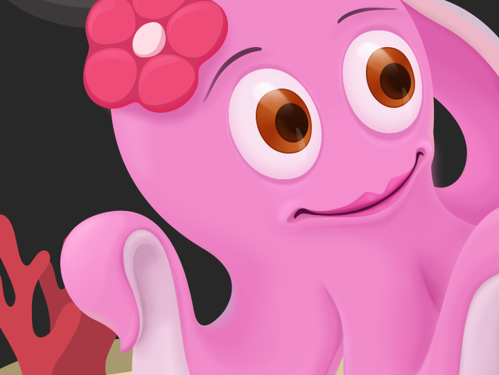 场景主题——章鱼公主的秘密花园_twins_penny-站酷ZCOOL