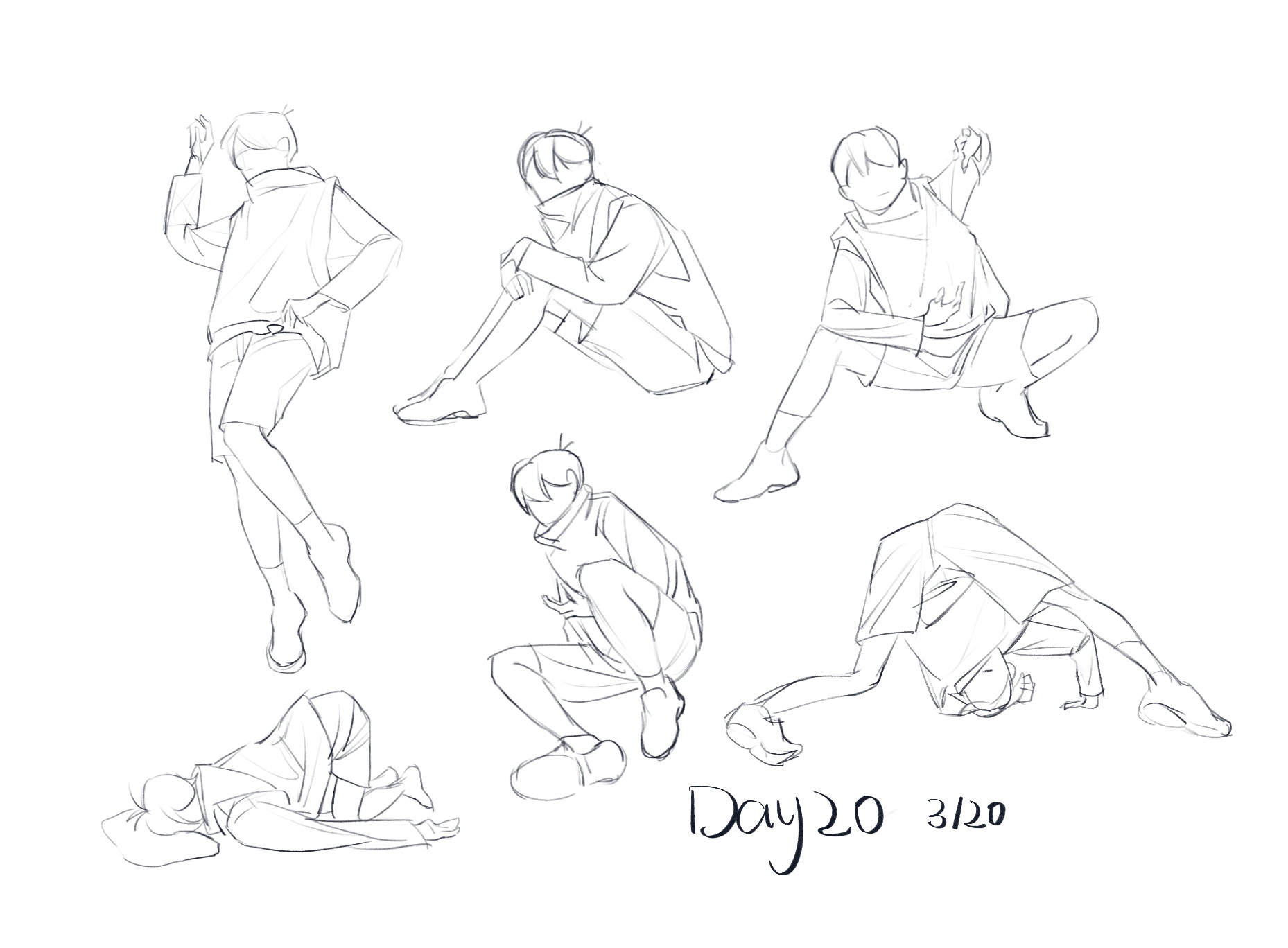 速写60天挑战赛d20@速写班长 _漠三莫-站酷ZCOOL