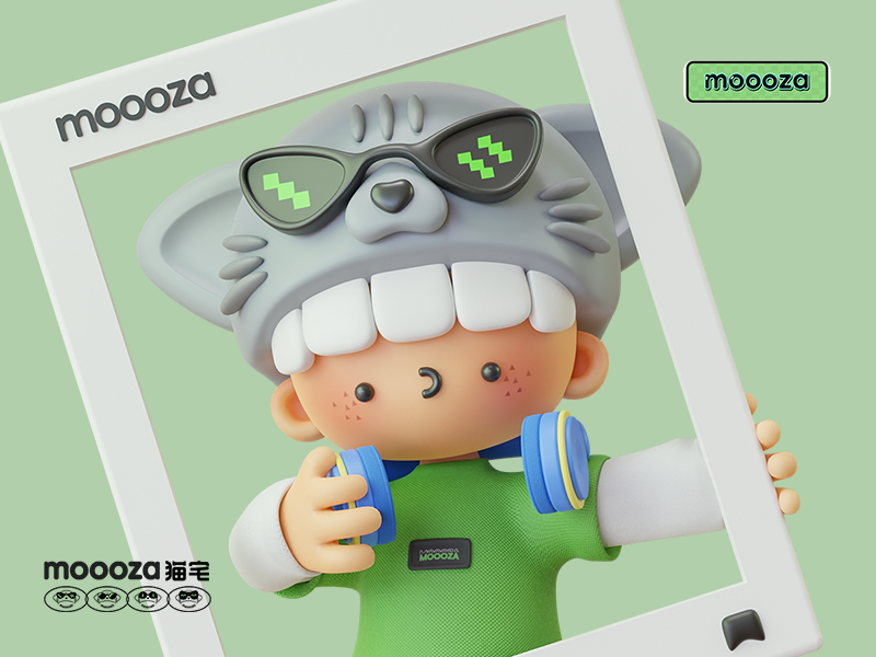 moooza猫宅丨品牌IP形象设计 原创IP 吉祥物_hijaden-站酷ZCOOL