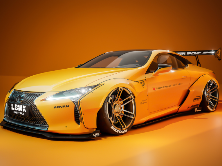 LC500 LBWK 宽体套件 UE4_ShawnHu001-站酷ZCOOL