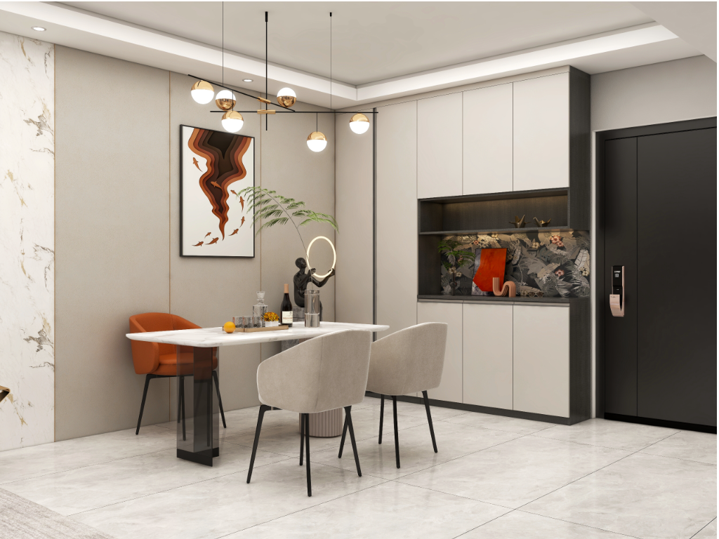 现代原创客厅_风吹着我斑白-站酷ZCOOL