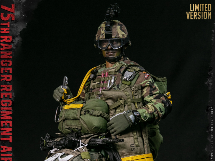 DAMTOYS 美国陆军第75游骑兵团 空降兵 机枪手 限定版 _DAMTOYS-站酷ZCOOL