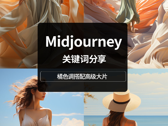 AI-MJ橘色色系视觉大片_轩贝视觉-站酷ZCOOL